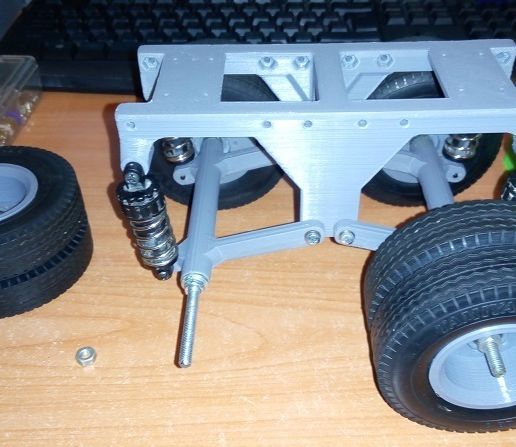 🎲 Axle for semi-trailer 1:14 easy to build・Free STL File for 3D ...