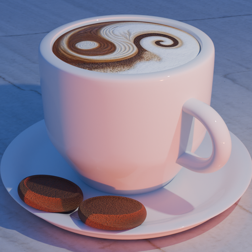 ☕ Coffee mug・Free STL File for 3D printing・Cults
