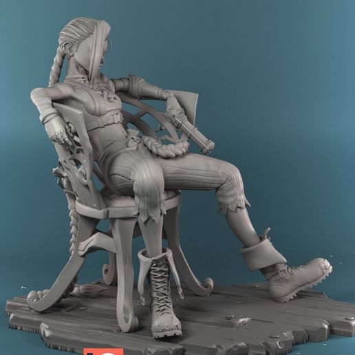 3D file jinx arcane 🎨 ・3D printer model to download・Cults