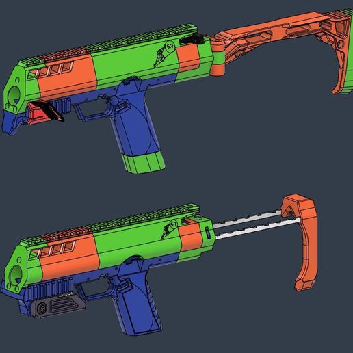 🔫 Sisyphus 5.7・ 3D File for 3D printing・Cults