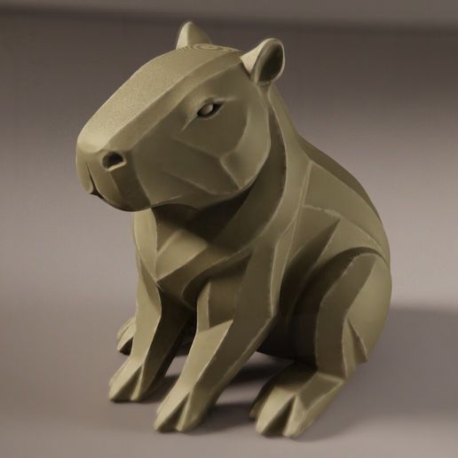 🪞 Capybara figurine 26004・ STL File for 3D printing・Cults