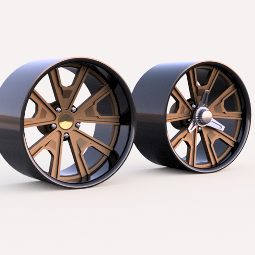 🛞 GRUDGE WHEEL FOR 1/24 - 1/25 MODEL KIT.・ STL File for 3D printing・Cults