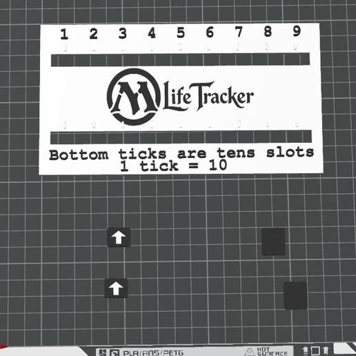 🪄 Magic Life Tracker – Dual Slider Counter (MTG)・ STL File for 3D ...