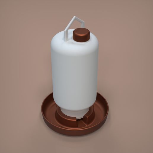 🐦 Automatic Bird Waterer・ STL File for 3D printing・Cults