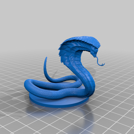 🐍 Spirit Naga Updated・Free STL File for 3D printing・Cults