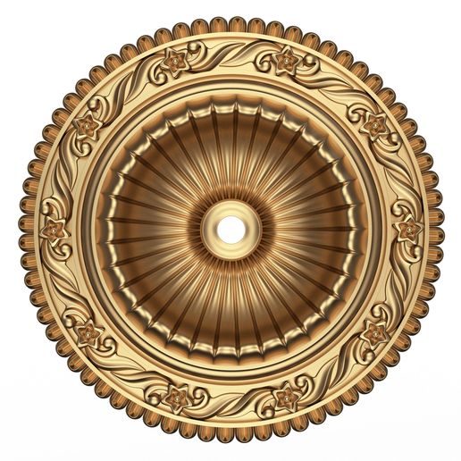 3D file Ceiling Rosette 013 🏵️ ・3D printing model to download・Cults