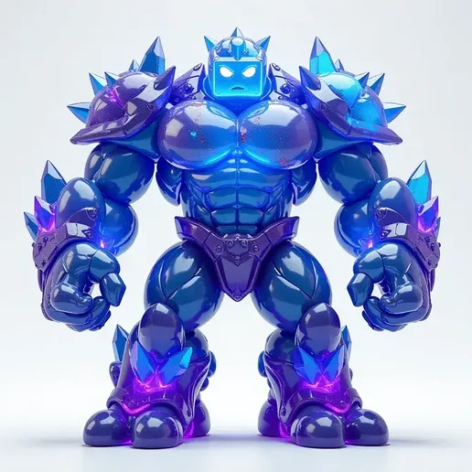 Crystal Golem 🪨💎・ STL File for 3D printing・Cults