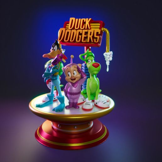 🦆 Duck Dodgers・ 3D File for 3D printing・Cults