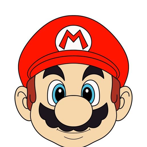 Файл STL Super Mario Face 🪞 ・Шаблон для 3D-печати для загрузки・Cults