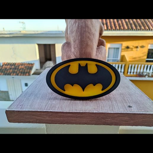 🎲 LOGO BATMAN・Free STL File for ・Cults