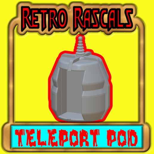 Free 3D file Teleport-Pod MK -03 (Revolving Booth) 🎃 ・Object to ...