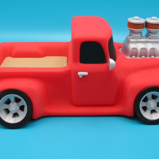 🚙 Ford 56 Pickup Hot Rod (Easy print and Easy Assembly)・ 3D File for 3D ...