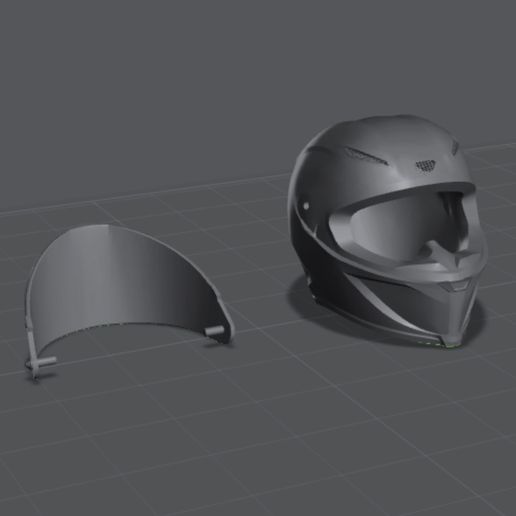 🏍️ Realistic Motorbike / Motorcycle Helmet・ STL File for 3D printing・Cults