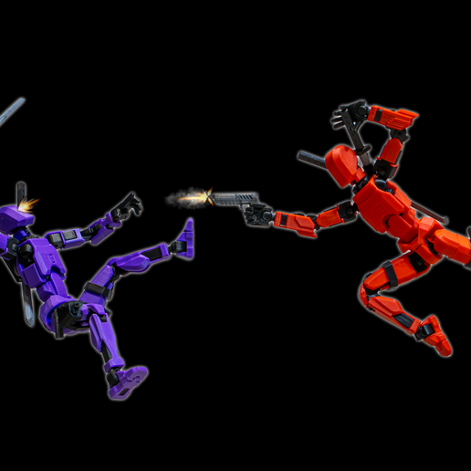 3D printed Dummy 13 Action Figure • made with Neptune 4 Plus・Cults