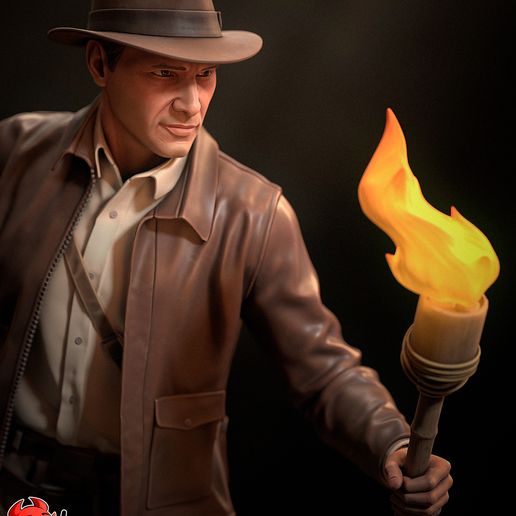 👾 Indiana Jones・ STL File for 3D printing・Cults