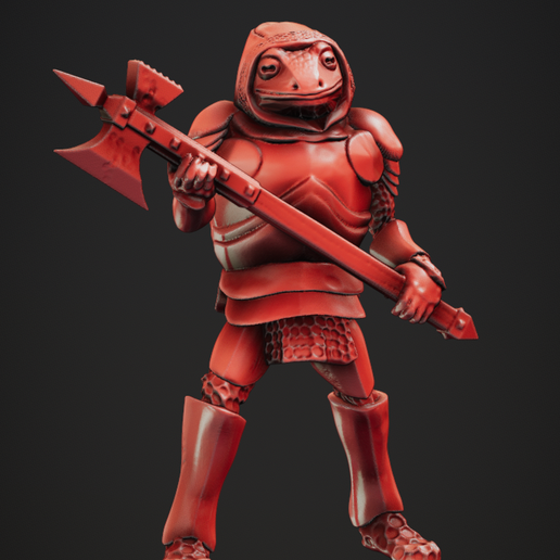 🐸 Frog knight remix 1・Free STL File for ・Cults