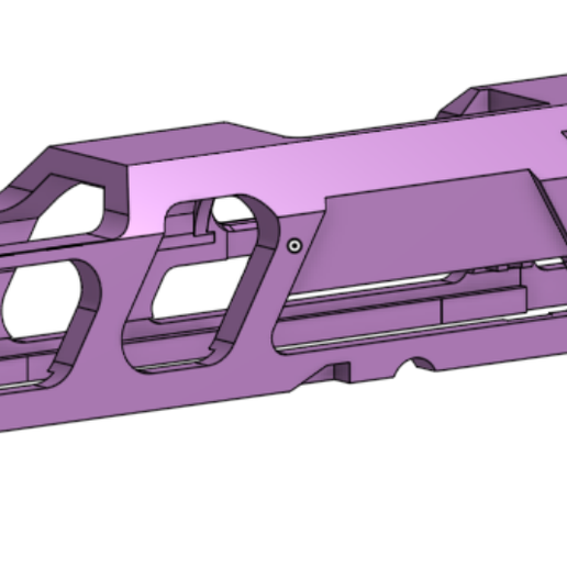 🛝 5.1 Hi capa slide skeletonized・ STL File for 3D printing・Cults