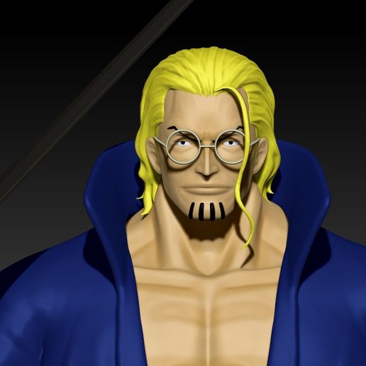 👾 RAYLEIGH (young) - ONE PIECE - 3d print - split part・ 3D File for 3D ...