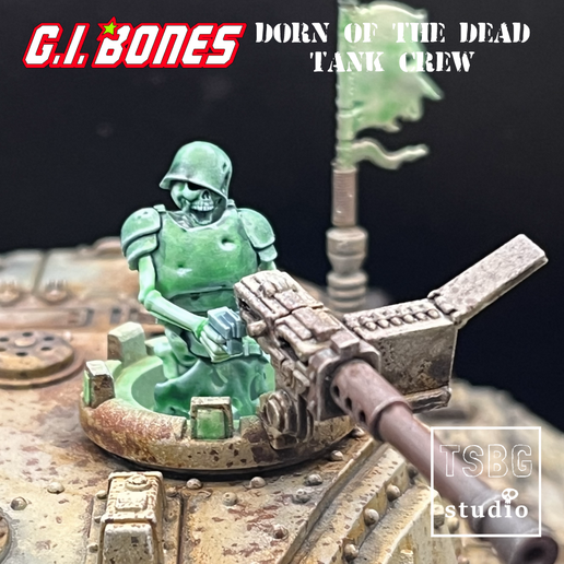 3D file G.I. Bones Dorn Of The Dead Tank Crew 😵 ・Design to download and ...