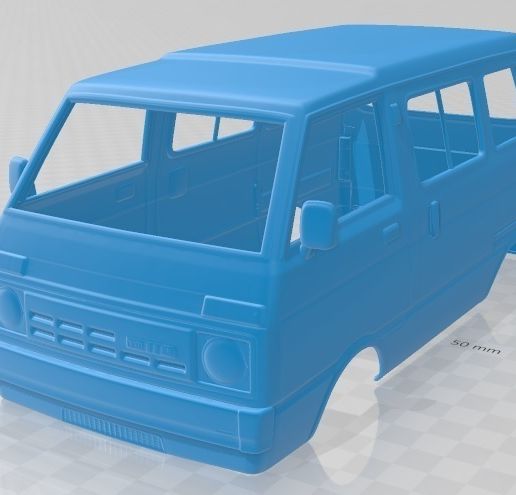 🚐 Daihatsu Hijet Tianjin TJ 110 1981 Printable Body Van・Archivo 3D para ...
