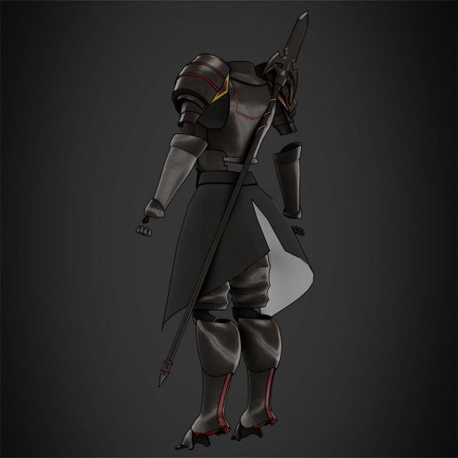 💥 Overlord Leinas Heavy Explosion Armor and Spear for Cosplay・ 3D File ...