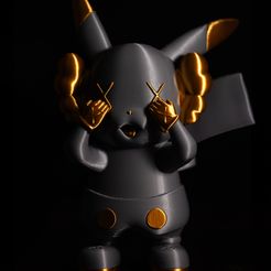 3D printed objects made with Bambu PLA Tough Grey and Silk Gold filament・Cults