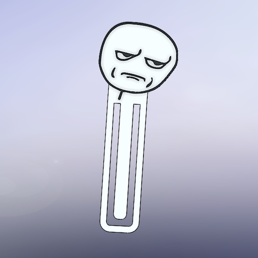 🫵 Are you kidding me meme Bookmark・Free STL File for 3D printing・Cults