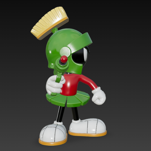👾 Marvin the Martian・ STL File for 3D printing・Cults
