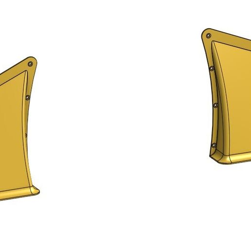 KC™ Front splitter tunnel V1.0 ( No Aero Fin Version)・ STL File for 3D ...