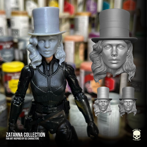 🎨 Zatanna DC Fan Art 3D printable File For Action Figures・ STL File for ...