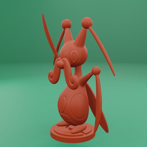 🐉 Pokemon No. 402 Kricketune・ STL File for 3D printing・Cults