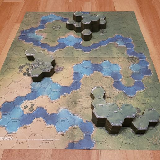 🗺️ BATTLETECH TERRAIN MAP STREAMS (BATTLETECH MAP PACK GRASSLANDS ...