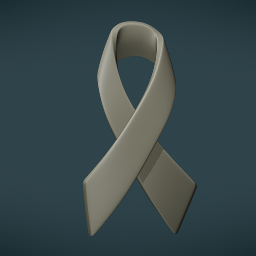 ♋ Cancer Ribbon・ 3D File for ・Cults