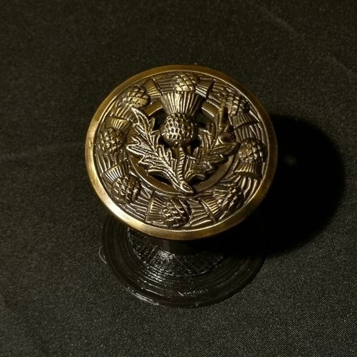 🏴󠁧󠁢󠁳󠁣󠁴󠁿 3D Scottish Thistle Emblem - Scotland・ STL File for 3D printing ...