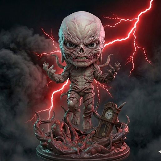 🎲 Vecna Chibi - Deluxe Edition STL・ STL File for 3D printing・Cults