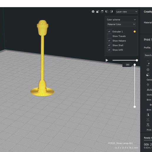 STL file Street Light Prop for Model Train Hobby 🚆 ・3D printing design ...
