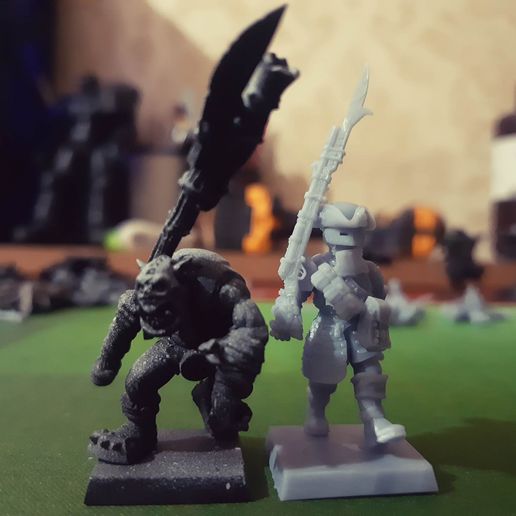 🫡 Modular Reikland Line Infantry・Free STL File for 3D printing・Cults