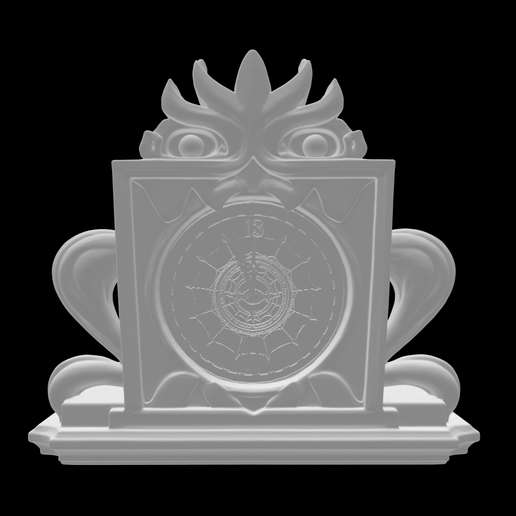 👻 Haunted Mansion Mantel Clock・ STL File for 3D printing・Cults