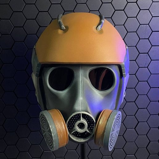 3D print Printable 3d Model Stalker helmet Exoskeleton exo STL・Cults