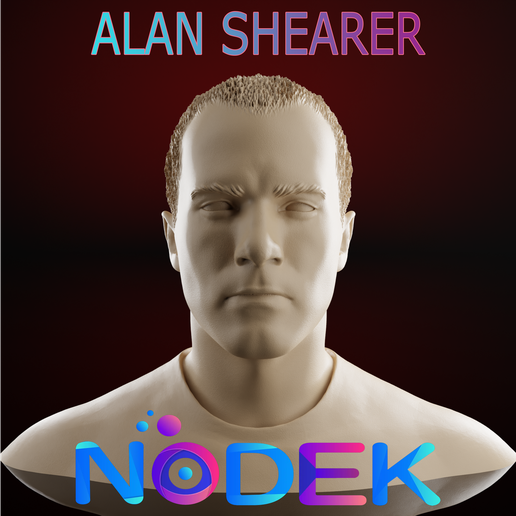 👤 Alan Shearer Bust - The Premier League's Top Scorer in 3D・ STL File ...