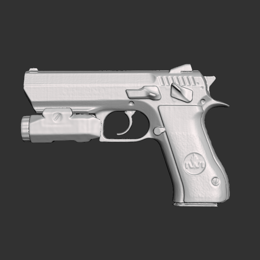 STL file Jericho 941 F Inforce APL Real Size Scan 3D Gun Mold 🩻 ・3D ...