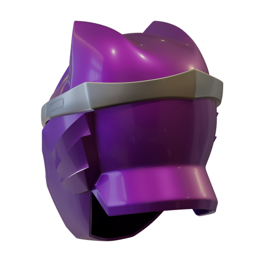 🐺 Purple Wolf Ranger Power Rangers Helmet Jungle Fury Cosplay Power ...