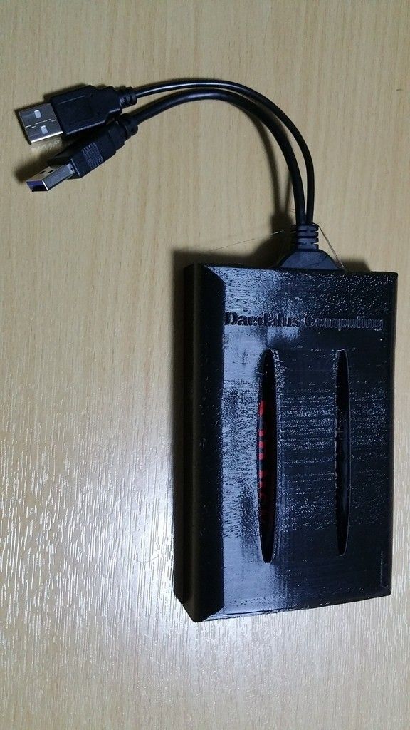 Download free STL file Flexible external SSD Case • 3D printer object ...