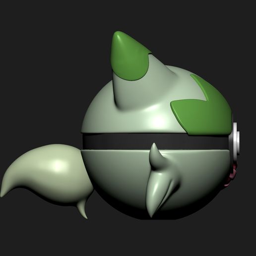 🐉 Pokemon Sprigatito Floragato Meowscarada Pokeball・ STL File for 3D ...