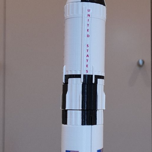 🚀 Saturn V rocket - Apollo 11 (separable by phases)・ STL File for 3D ...
