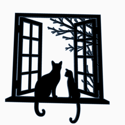 🐱 ARTE PARED GATO・Archivo STL Gratis para Impresión 3D・Cults