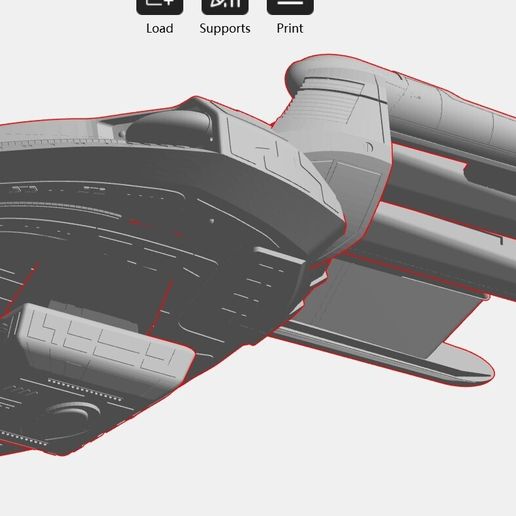 🚢 USS Glacier - federation ship・ STL File for 3D printing・Cults