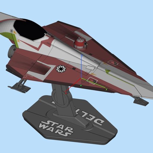 3D file Delta-7 Star Wars ⭐ ・3D printer design to download・Cults