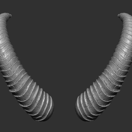 🤘 24 - Creature+Monster+Demon Horns・ 3D File for 3D printing・Cults