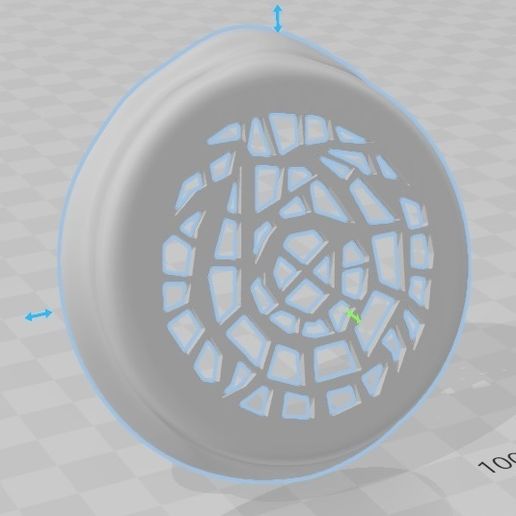 👹 Ogre half mask filter update・Free OBJ File for ・Cults